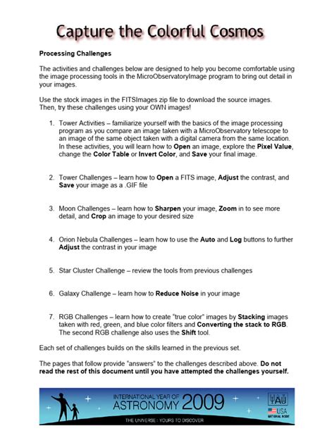 Processing Challenges Brief Pdf Rgb Color Model Computer Vision