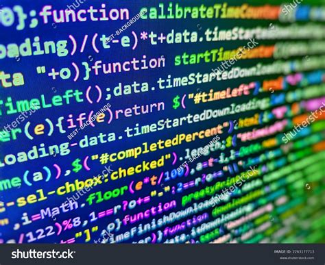 Script Procedure Creating Abstract Green Screen Stock Photo 2263177713 Shutterstock