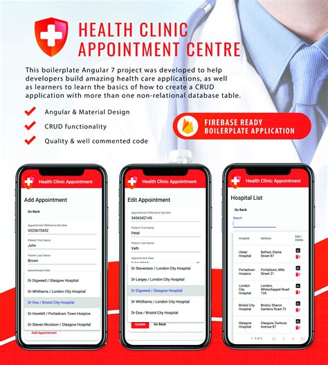 health clinic boilerplate angular 7 project by cinematicdesigns codester