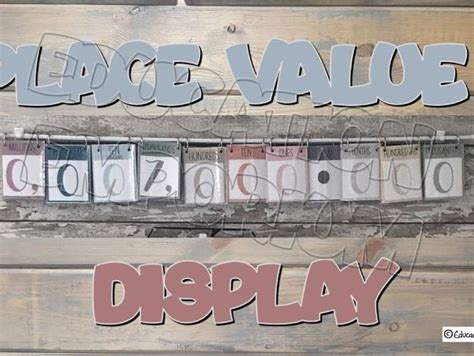 Pastel Place Value Display Teaching Resources