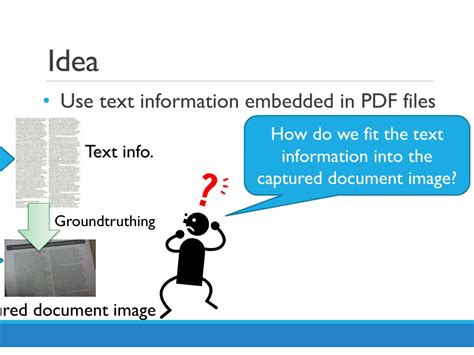 Ppt Automatic Ground Truth Generation Of Camera Captured Documents Using Document Image