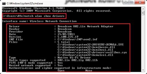 Netsh Wlan Show Drivers