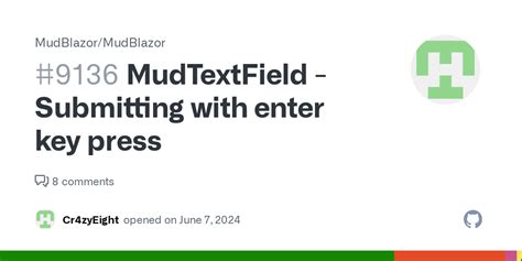 Mudtextfield Submitting With Enter Key Press · Issue 9136