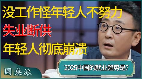 进不去职场全怪年轻人不努力？失业断供，很多年轻人彻底崩溃了！2025中国的就业趋势是？ 窦文涛 梁文道 马未都 周轶君 马家辉 许
