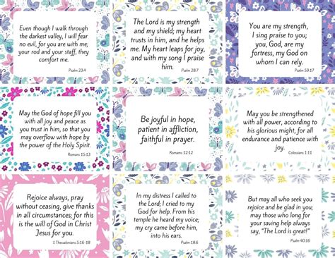 Free Printable Bible Verses With Pictures
