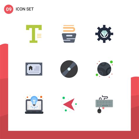 User Interface Pack Of 9 Basic Flat Colors Of Cinema Real Coding Home Programming Editable