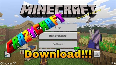 Minecraft Pe Mods Crazy Craft For Mcpe Archak Gaming