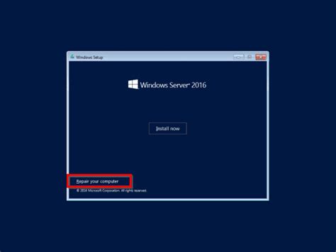 Windows Server 2016 Recovery Mode 2 Ways To Boot To Recovery Mode