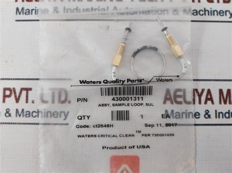 Waters 430001311 Sample Loop Assembly Aeliya Marine
