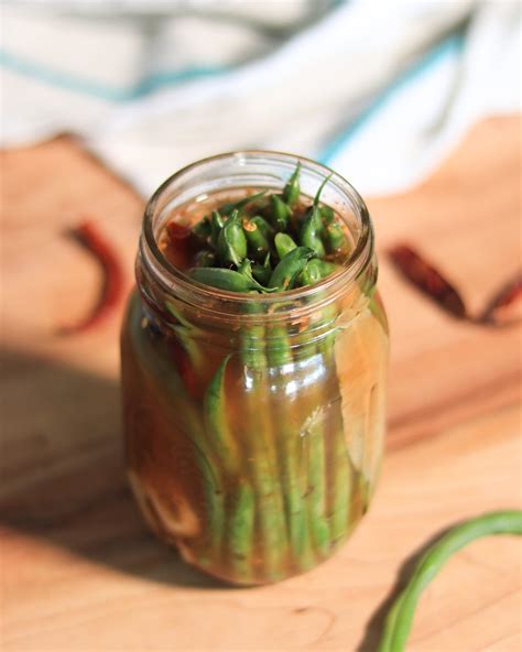 New Orleans Hot Pickled Green Beans Keto Low Carb Sugar Free Gluten