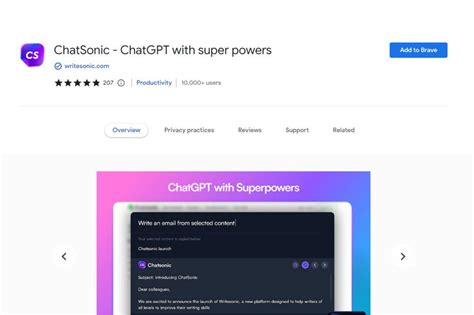 ChatSonic推出类似chatgpt的谷歌Chrome扩展 Entrepreneur 万博的网站 万博manbetx客户在线