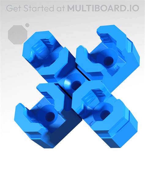 15 Mm Quad Offset Snaps Ds Part A 3d Model By Multiboard On Thangs