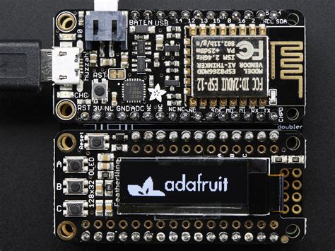 Adafruit Featherwing Oled 128x32 Oled Add On For Feather Id 2900