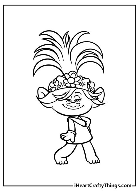 Free Troll Coloring Pages Fun And Easy To Print Printable Aesthetic