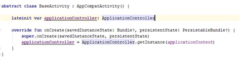 Android Uninitialized Exception While Initializing Late Init