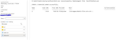 mount azure file share on azure batch microsoft qanda