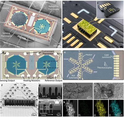 Images Of MEMS Differential Thermopile Based H Sensor A SEM Image Of Download Scientific Diagram