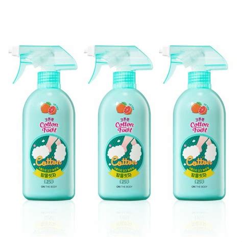 온더바디 코튼풋 발을씻자 풋샴푸 자몽 510ml 3개 티몬