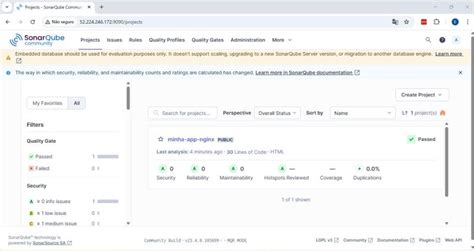 Devsecops Sonarqube Análisedecódigo Segurançadesoftware Linux Nginx Júlio César