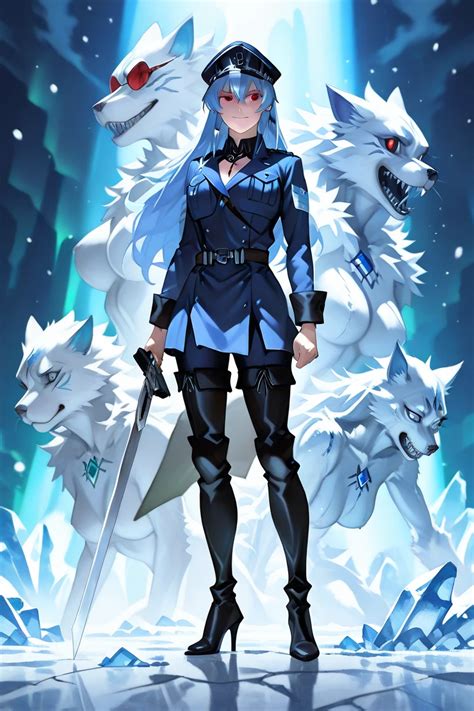 Main Description Official Portrait Of Esdeath By Akame Ga Kill