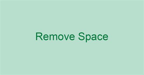 エクセルのセル内の余分なスペースを削除する方法｜office Hack