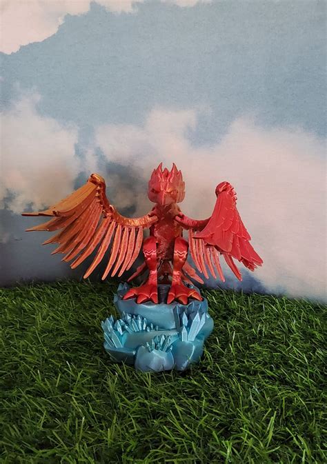 Flexi Phoenix Articulated Phoenix Flexible Phoenix Toy Flexi Factory
