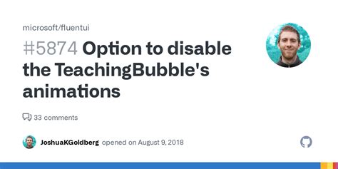Option To Disable The Teachingbubbles Animations · Issue 5874