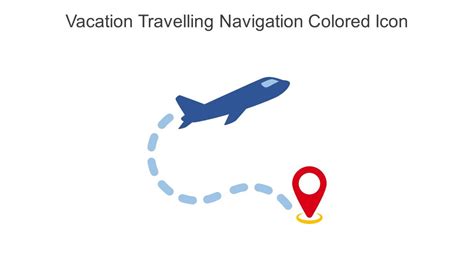 Vacation Travelling Navigation Colored Icon In Powerpoint Pptx Png And