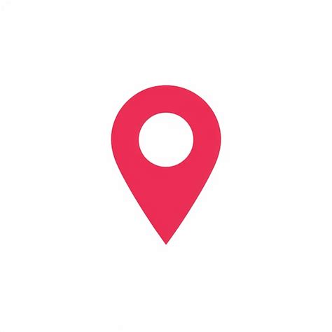 A Red Location Pin Commonly Used In Maps And Navigation Apps Premium Ai Generated Vector