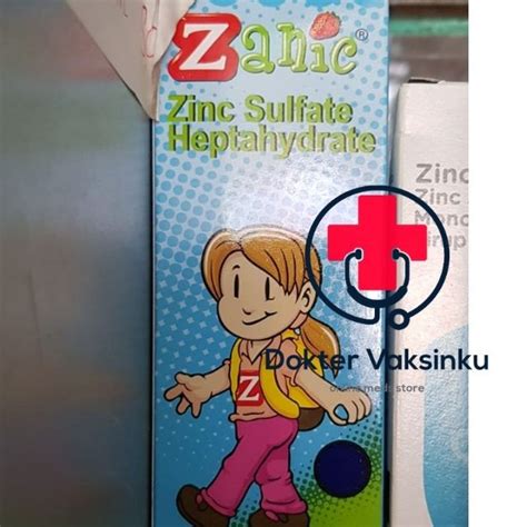 Jual Zinc Zink Zanic Sirup 20mg5ml Shopee Indonesia