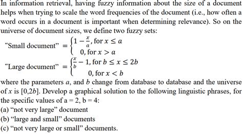 solved in information retrieval having fuzzy information