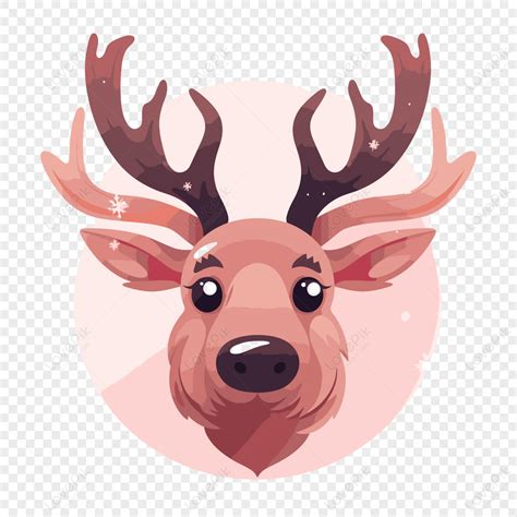 순록 머리 벡터클립 아트상표만화 Png 일러스트 무료 다운로드 Lovepik
