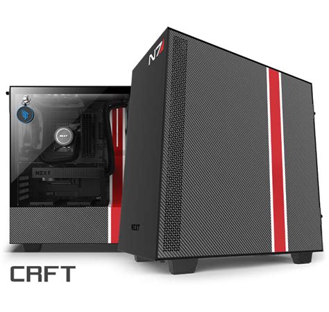 Nzxt Announces Limited Edition Crft 07 H510i Mass Effect Case Techpowerup