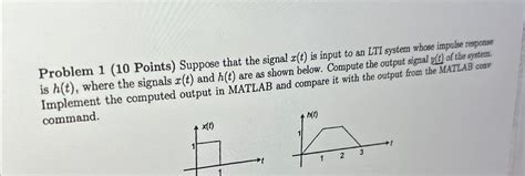 Solved Problem 1 10 ﻿points ﻿suppose That The Signal Xt