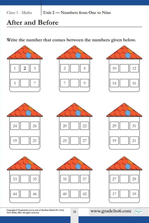 Before After Numbers Class 1 Maths Worksheet Artofit Before After Numbers Class 1 Maths Worksheet Artofit