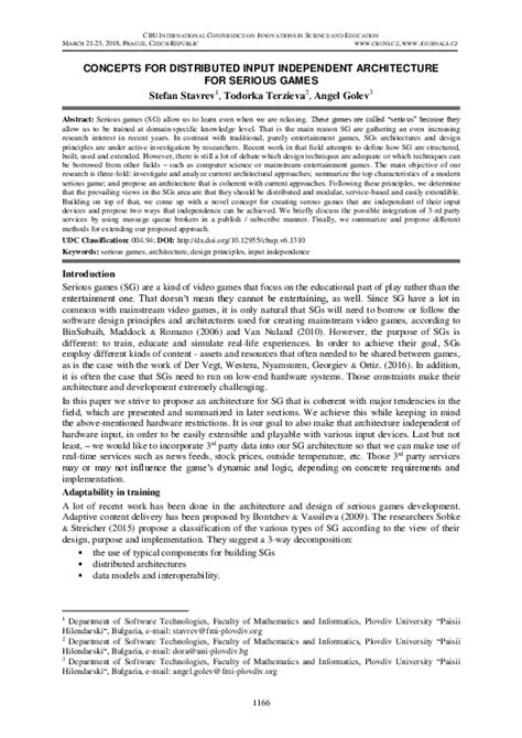 Pdf Concepts For Distributed Input Independent Architecture For