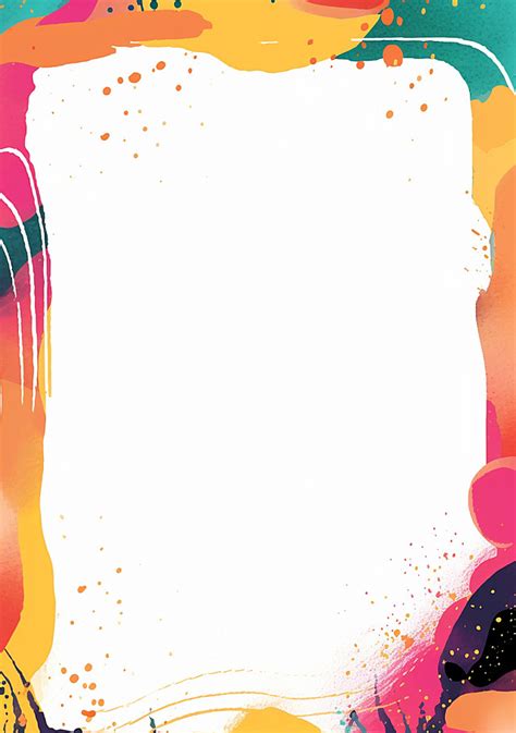 다채로운 추상 페이지 테두리 배경 배경 화면 및 일러스트 무료 다운로드 Pngtree