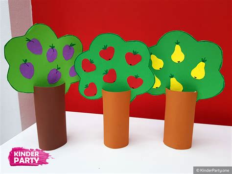 Baum Basteln Mit Kindern Druckbare Pdf Vorlage