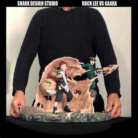 Rock Lee Vs Gaara Naruto Hobbies And Toys Toys And Games On Carousell