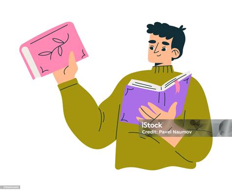 교육 와 남자 캐릭터 와 책 읽기 학습 와 연구 벡터 일러스트 개념에 대한 스톡 벡터 아트 및 기타 이미지 개념 공부
