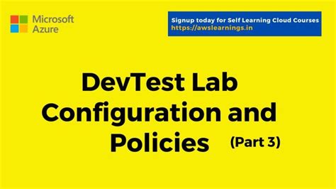 Prashant Cloud On Linkedin Azure Devtest Lab Part 3 Devtest Lab