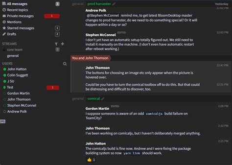 my zulip css inspired by flowdock · github
