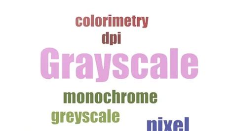 Grayscale Word Cloud Animated Isolated O Stock Video Pond5