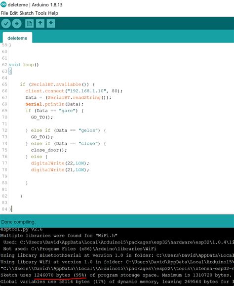 Compilation Error Text Section Exceeds Available Space In Board
