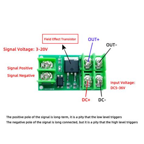 V V V V V F S PMOS Trigger Switch Board MOS FET Tube Module EBay