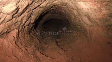 Artificial Cave Under Earth Journey Stock Video Video Of Deep Rock