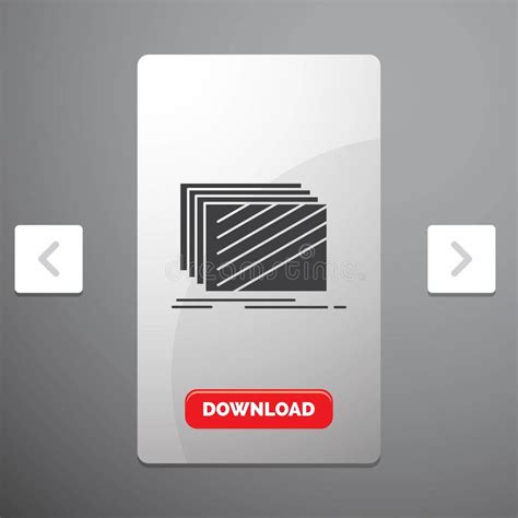 Design Layer Layout Texture Textures Glyph Icon In Carousal Pagination Slider Design And Red
