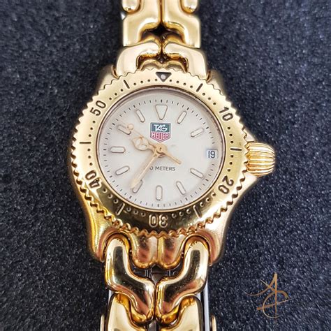 Tag Heuer S El Series Sports Elegance Ladies Gold Plated Vintage Wat