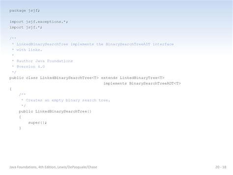 Chapter 20 Binary Search Trees Ppt Download
