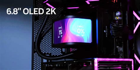 New AIO CPU Cooler Features Curved Inch OLED Screen Costs In China VideoCardz Com